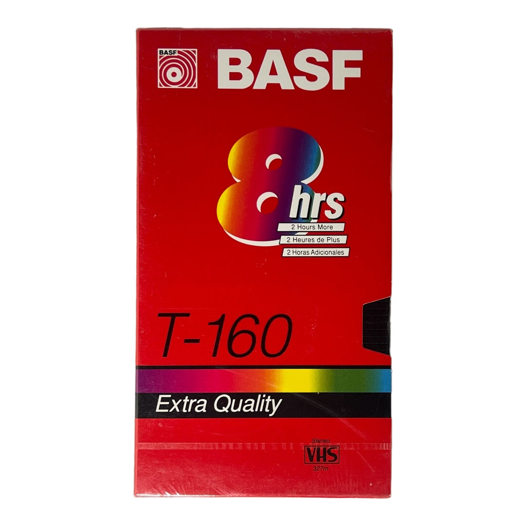 BASF: T-160 8 Hrs VHS Video Cassette – LAFA Brands