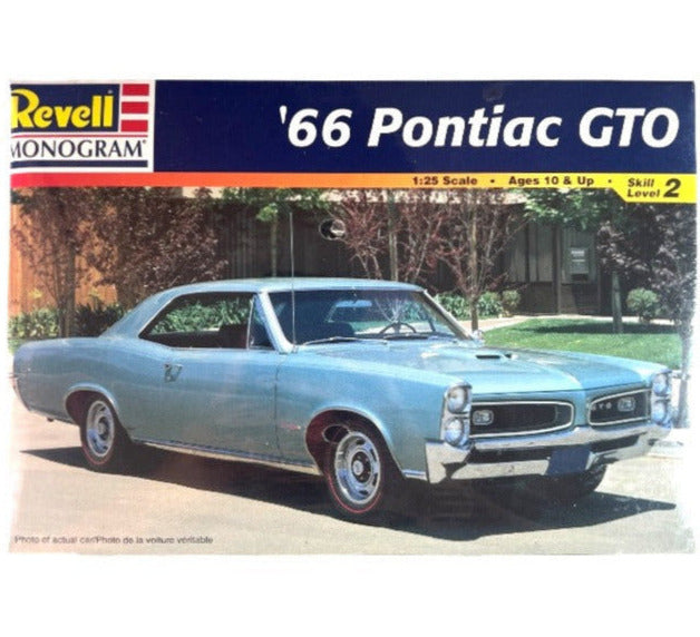 Revell Monogram: '66 Pontiac GTO #85-2537 - 1:25 Scale Model – LAFA Brands